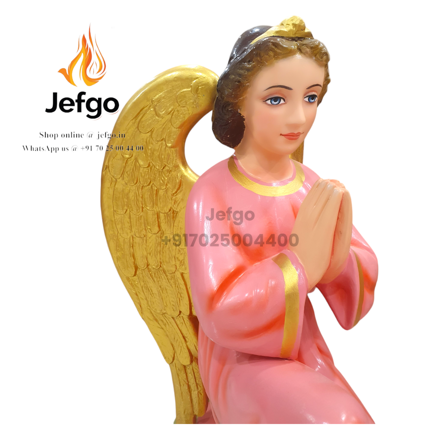 Buy Angel Kneeling Statue for Catholic Church Altar use – Jefgo