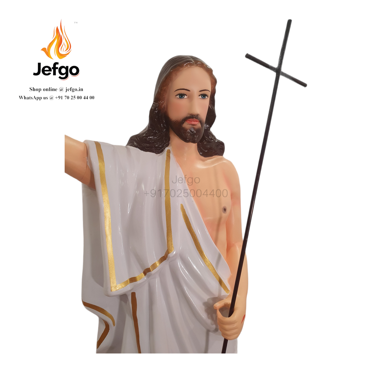 Buy Jesus Resurrection Statue Easter 24 inch Fiber Online Kerala India ...